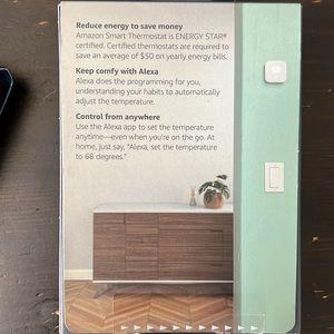 Amazon | Other | Amazon Smart Thermostat By Honeywell Model S6ed3r ...